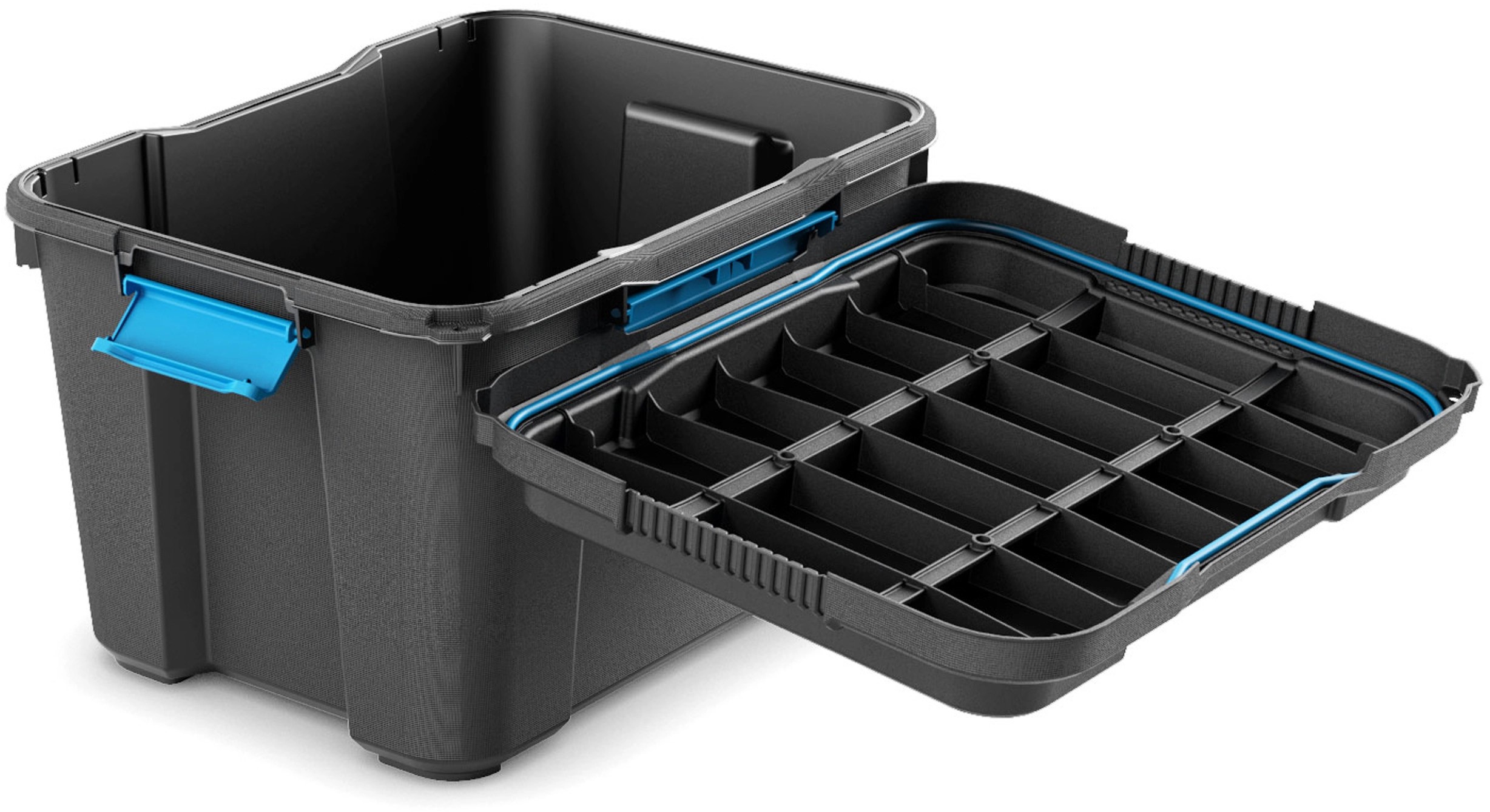 Aufbewahrungsbox Scuba M mit Deckel Schwarz (HxBxT) 34 x 49,5 x 39 cm ...