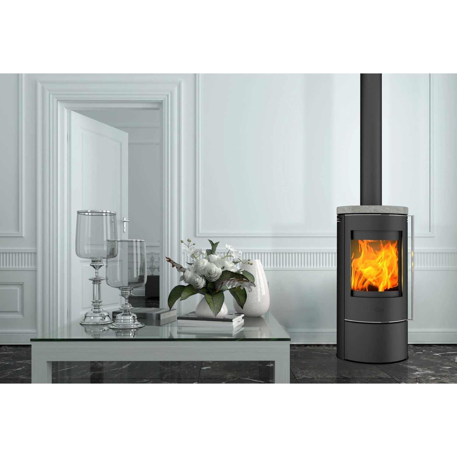 Fireplace Poêle à bois Rondale Stéatite