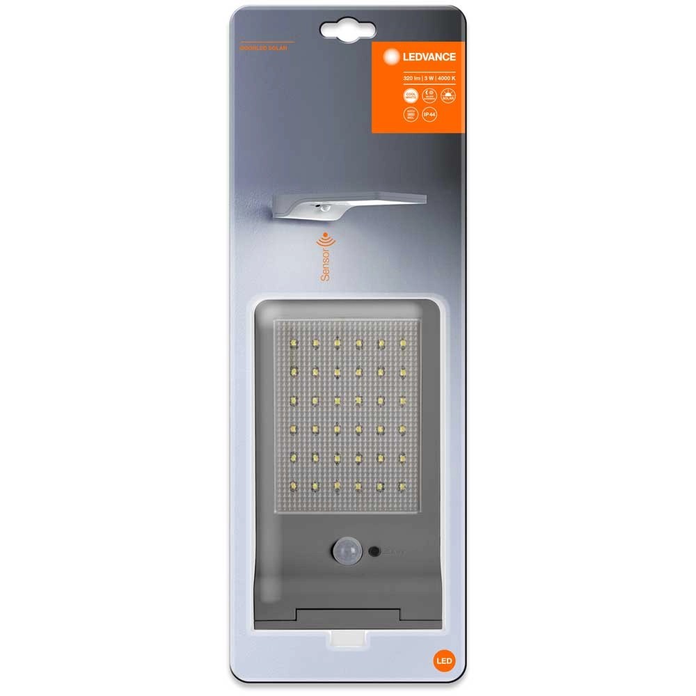 Ledvance LED-Solarleuchte DoorLED Solar Silver Kaltweiss ...
