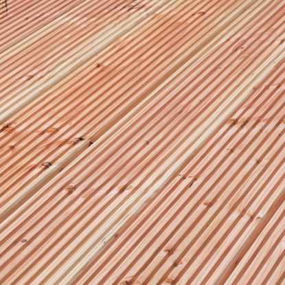 Bodendiele Douglasie mit Anti-Rutsch-Nutung 200 x 14,5 cm / Stärke 28 ...