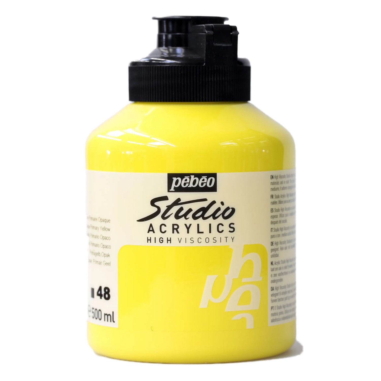 Pébéo Studio Acrylics Acrylfarbe Primär Gelb 500 ml kaufen bei OBI
