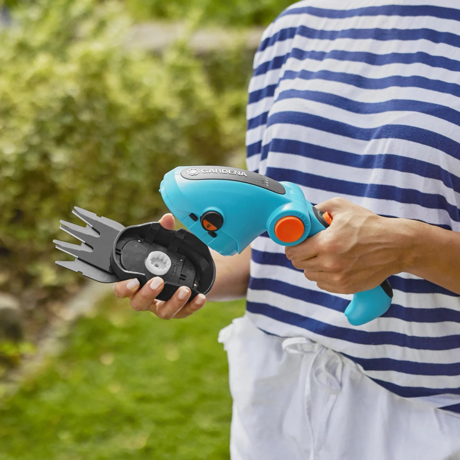 Gardena Akku-Gras- und Strauchscheren-Set ComfortCut Li inkl. USB-C ...
