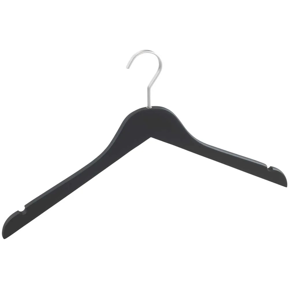 Wenko Cintre Paris en bois Noir largeur 44 cm