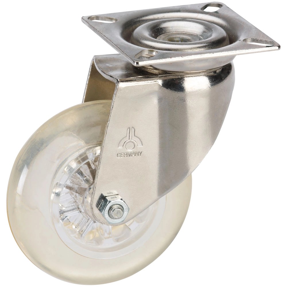 Doerner + Helmer Roulette pivotante acier galvanisé / PU Ø 5 cm ...