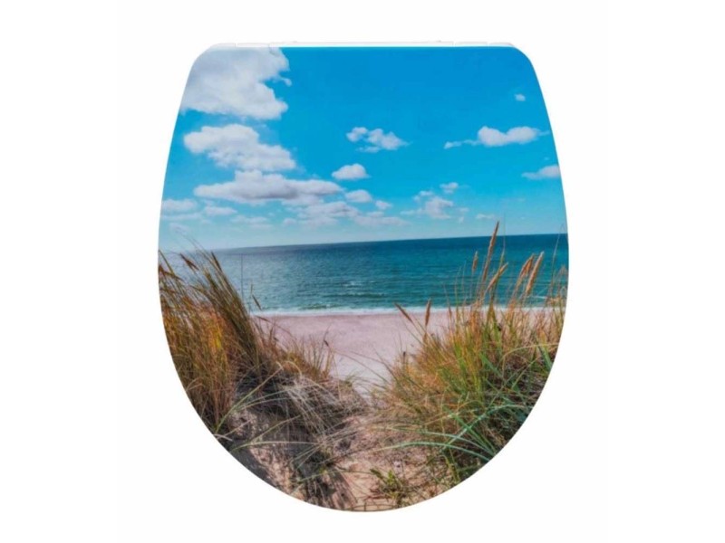 Wenko WC-Sitz Premium mit Easy-Close Duroplast Strandgras kaufen bei OBI