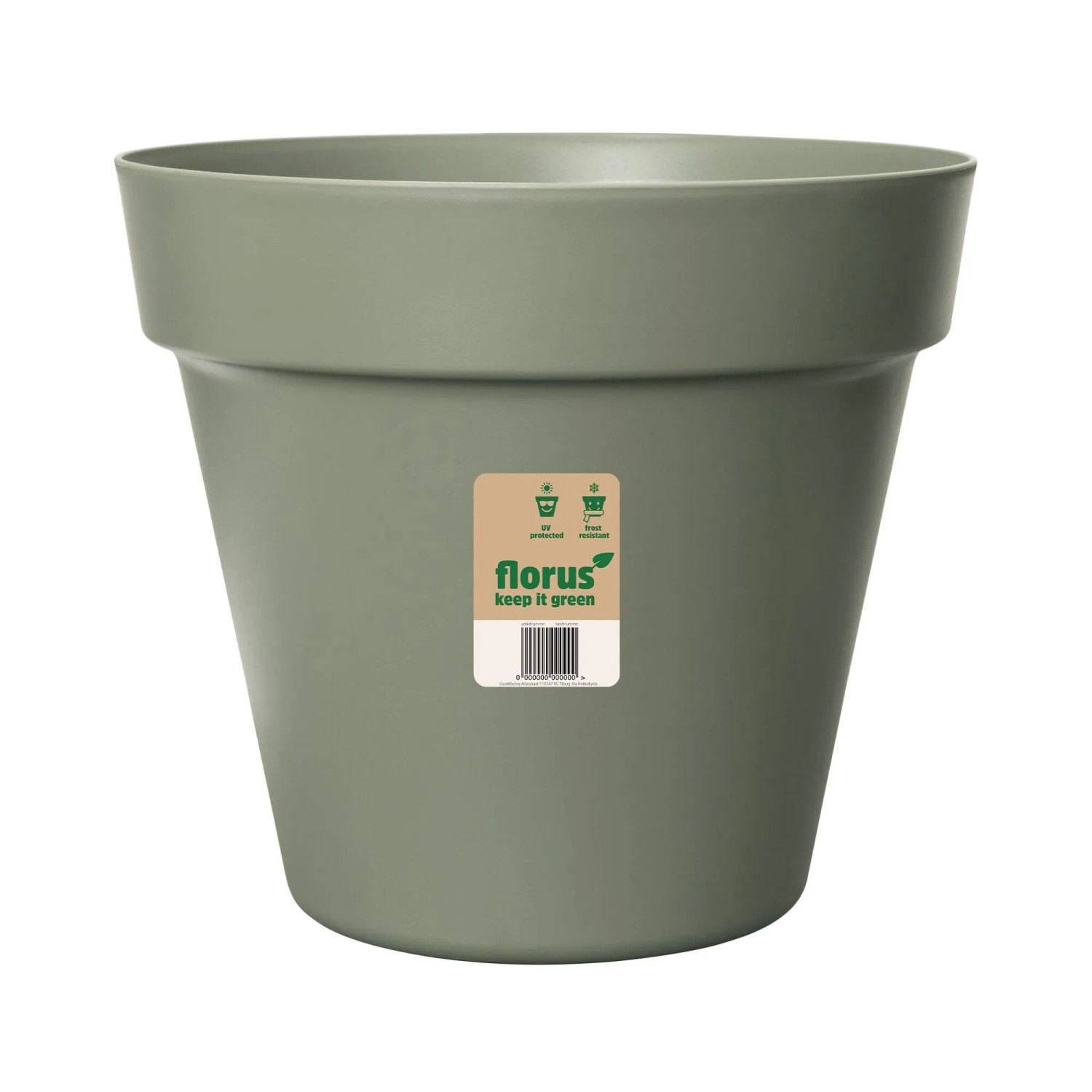 Florus Pot Paris Vert olive Ø 60 cm / H 53 cm