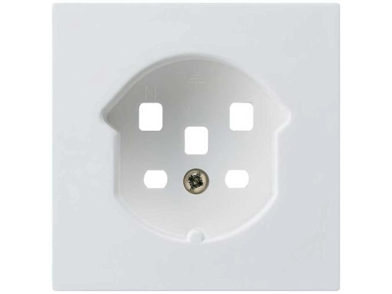 Hager Steckdose Frontplatte Kallysto 1 x Typ25 Weiss kaufen bei OBI