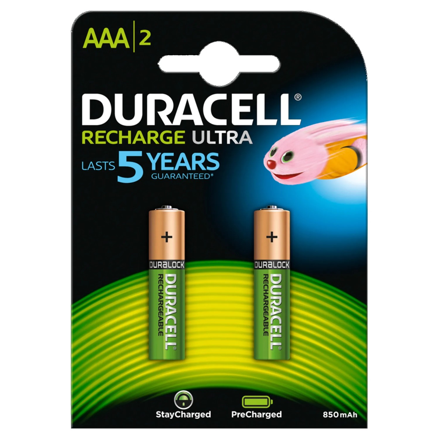 Duracell Batterien Rechargeables HR03 AAA 900 mA 2er-Pack