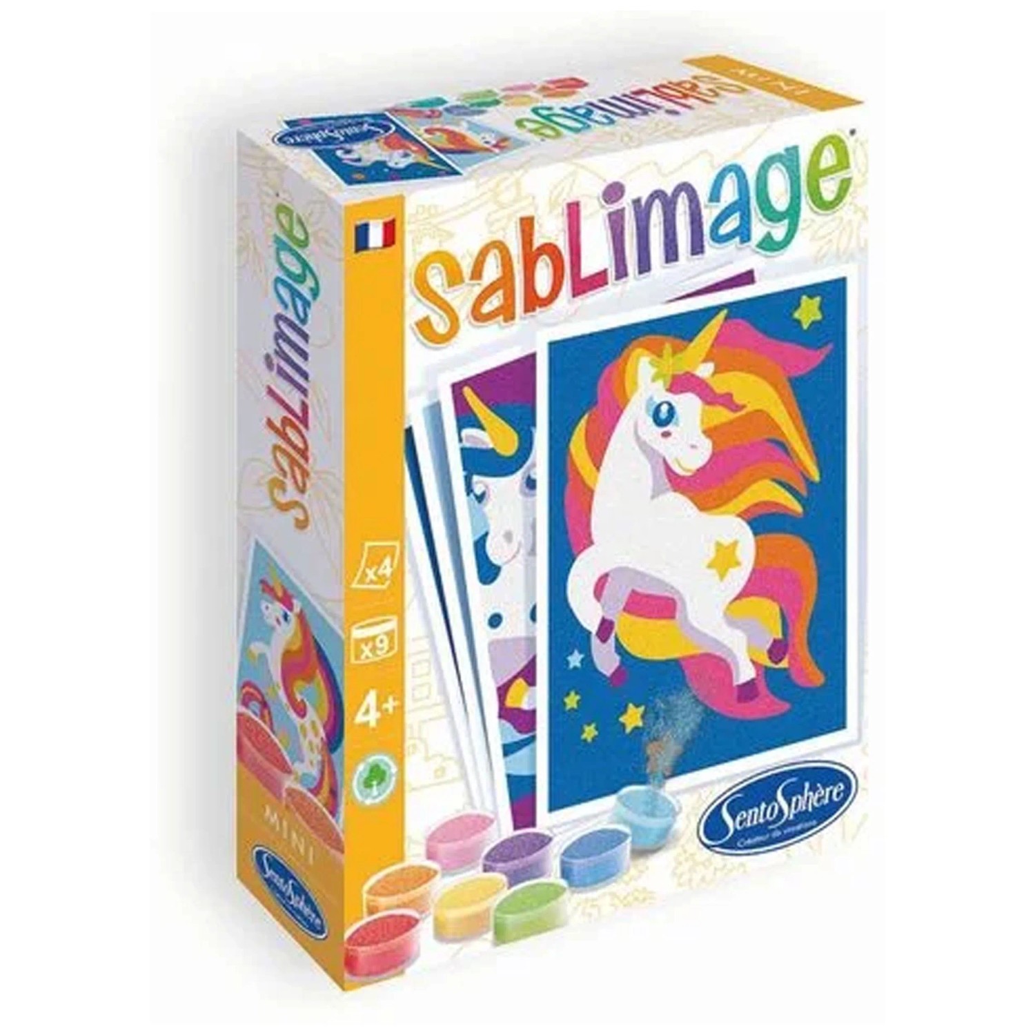 Sablimage Set de tableaux en sable Licorne Mini