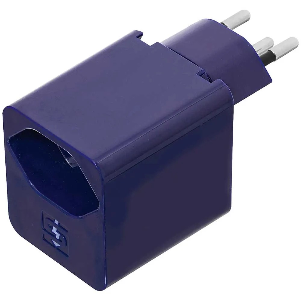 USB-Ladeadapter PD USB-C drehbar 325° Blau 18 W / 5 V / 3 A / T12 / T13