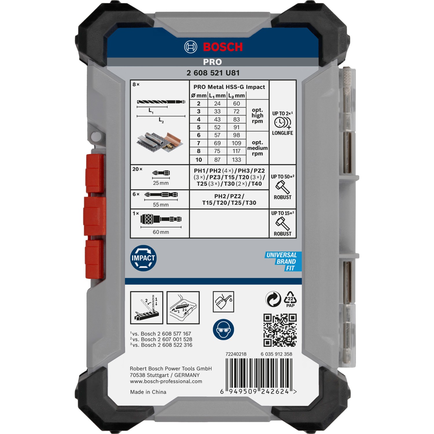 Bosch Schrauber-Bit & Metall-Bohrer Set Pro Impact Metal 35-tlg. kaufen ...