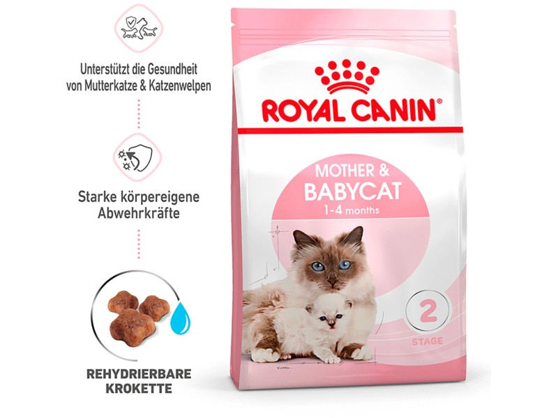 Royal Canin Mother and Babycat Katzenfutter für tragende Katzen und ...