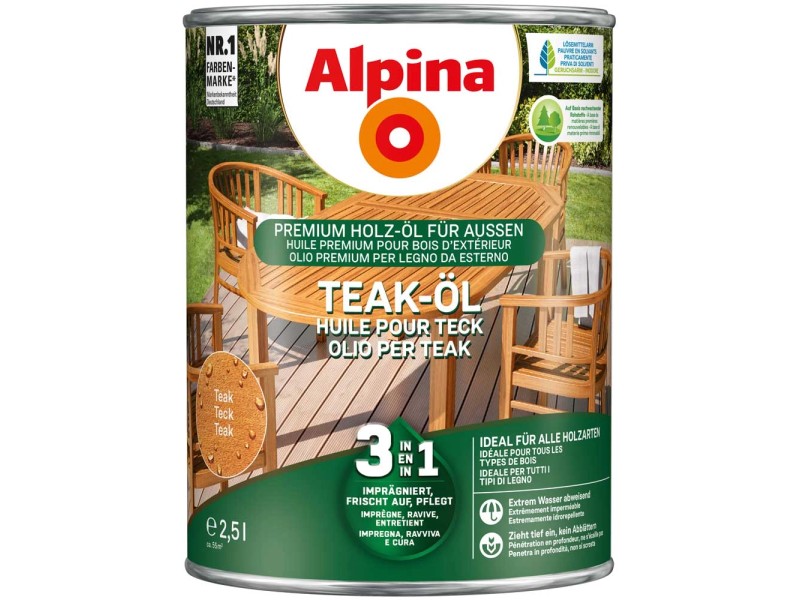 Alpina Teak-ÖL 2,5 l kaufen bei OBI