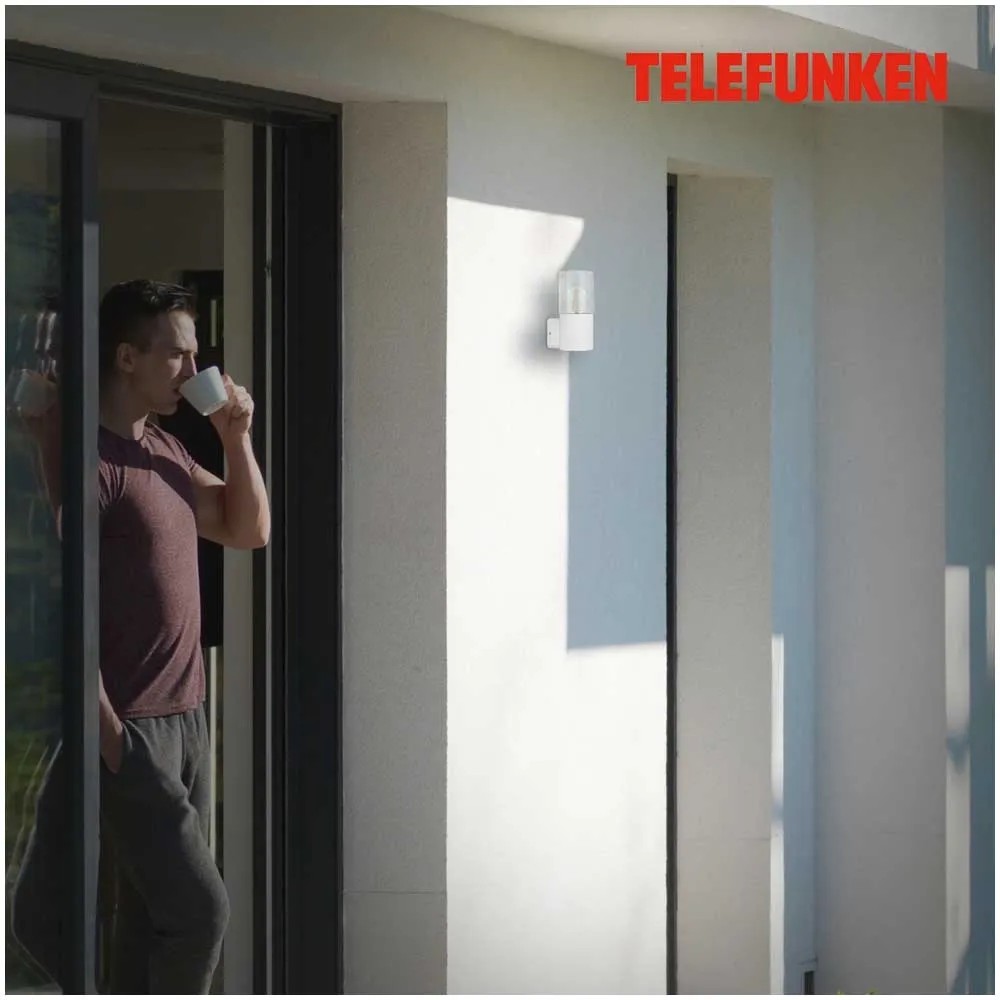 Telefunken Aussenleuchte Ampolo Weiss E27 max. 12 W kaufen bei OBI