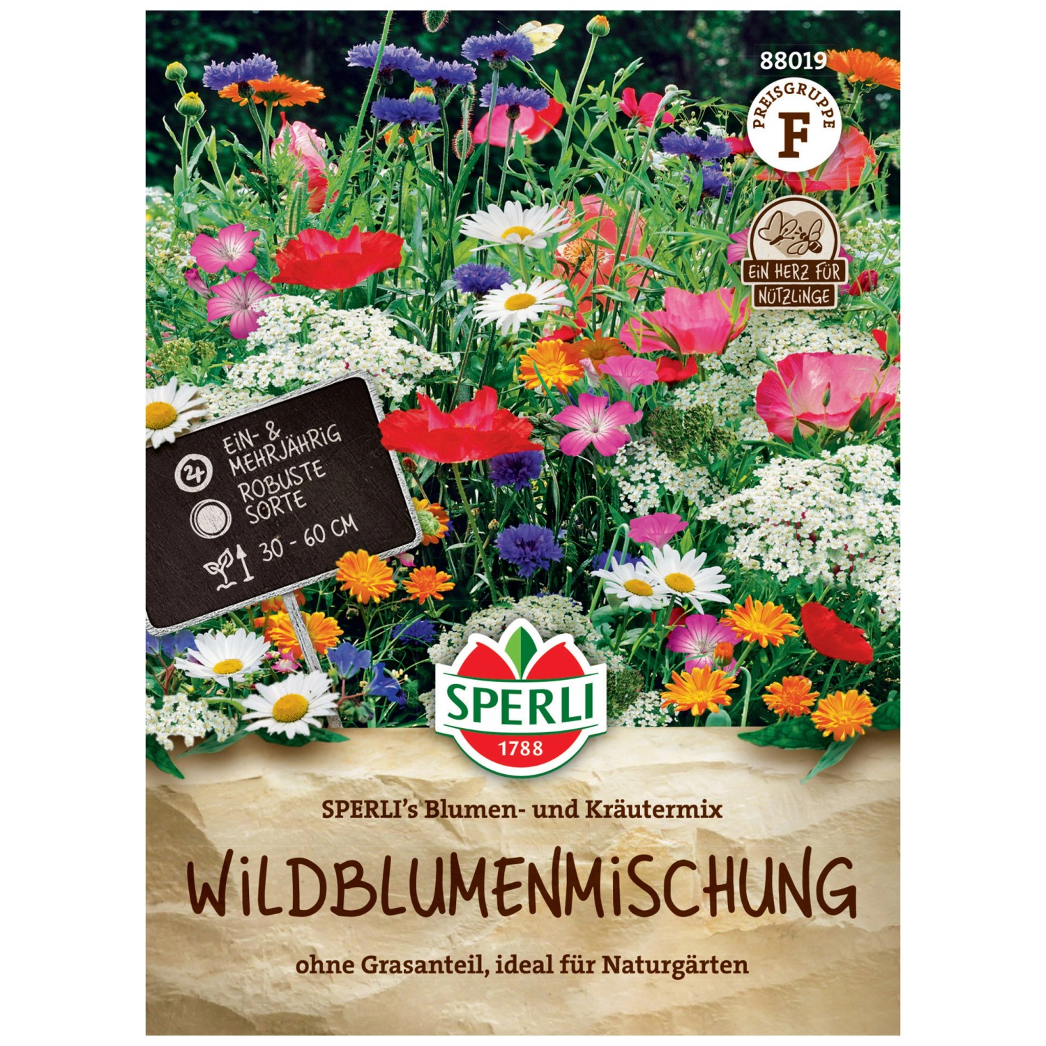 Sperli Saatgut Wildblumenmischung Sperli's Blumen- und Kräutermix 5 m² ...