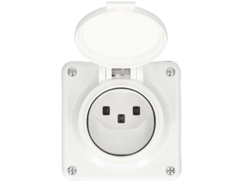 Electro-Mica Aufputz-Steckdose Typ23 mit IP55 Weiss Gr. 1 x 1 kaufen ...
