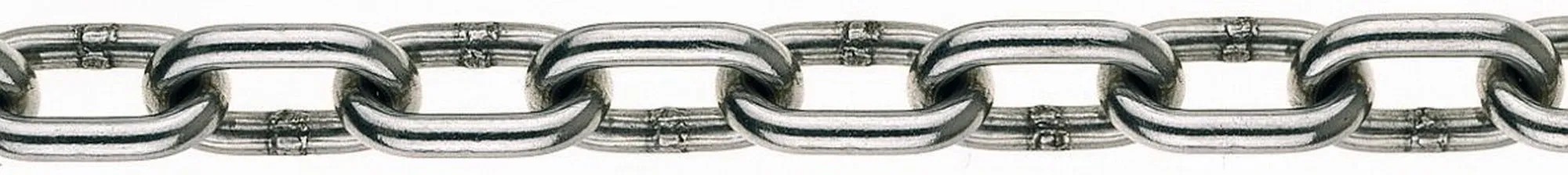 Chaîne ronde Acier inoxydable Ø 4 mm / Vendu au mètre