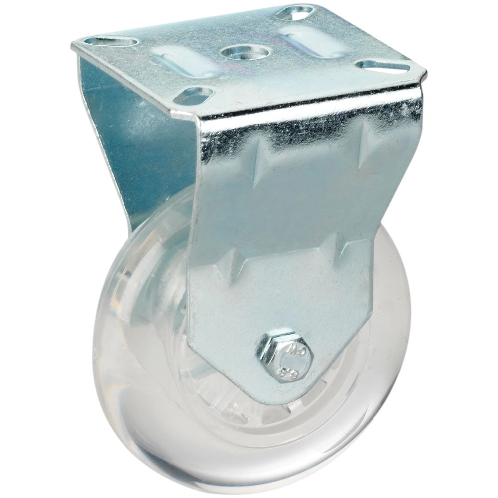 Doerner + Helmer Roulette fixe roue polyuréthane acier Ø 5 cm / hauteur ...