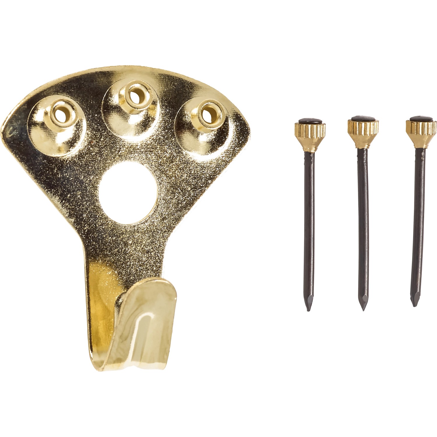 LUX-TOOLS Bilderhaken Gr. 3 vermessingt 2 Stk. kaufen bei OBI