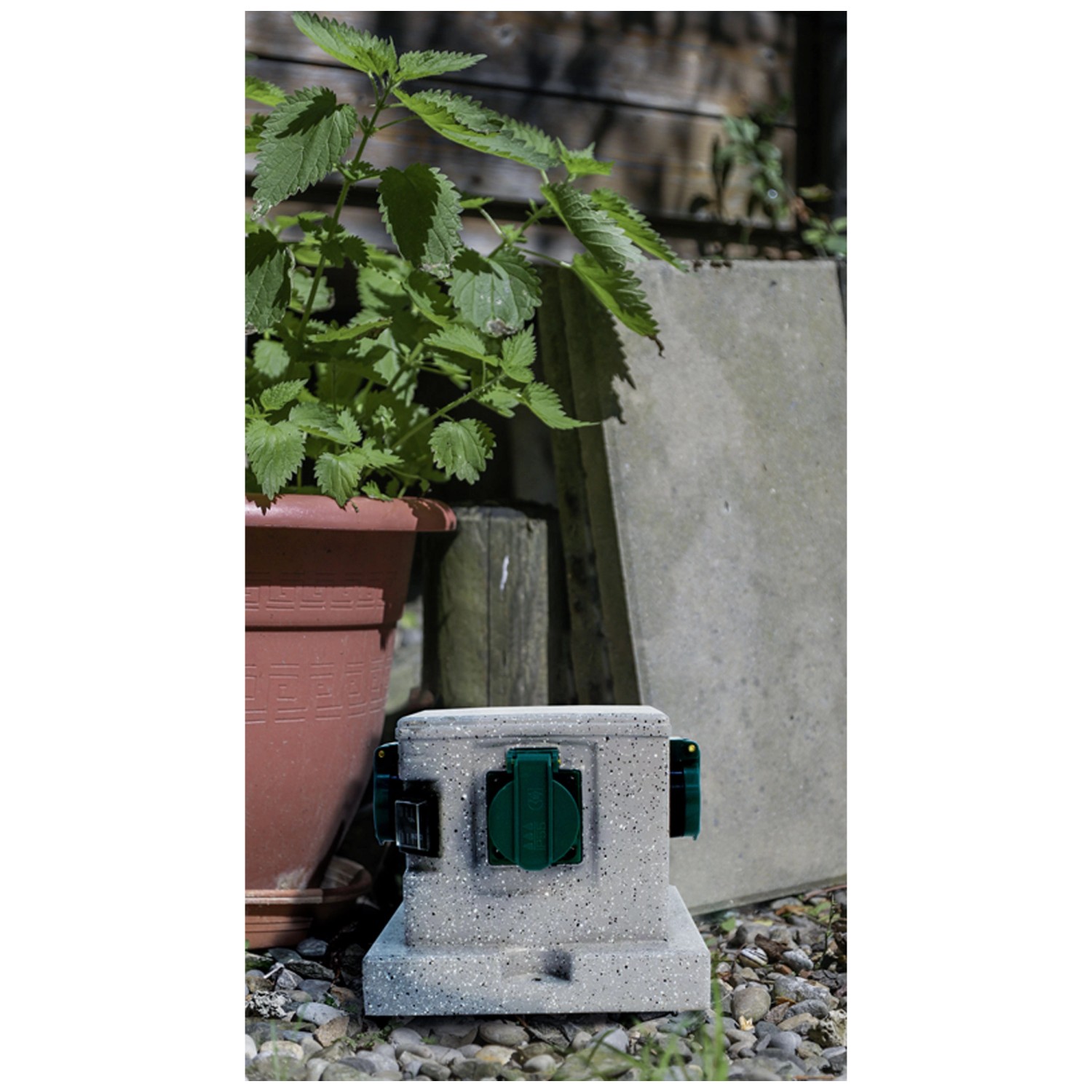 Steffen GardenLine Energie-Stone Kunststoff Grau kaufen bei OBI