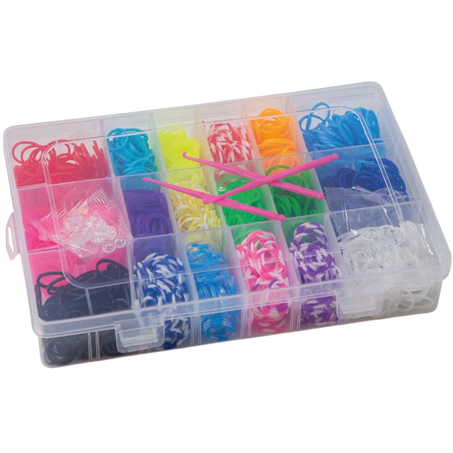 I Am Creative Loom-Bands-Set 18 Farben inkl. Zubehör