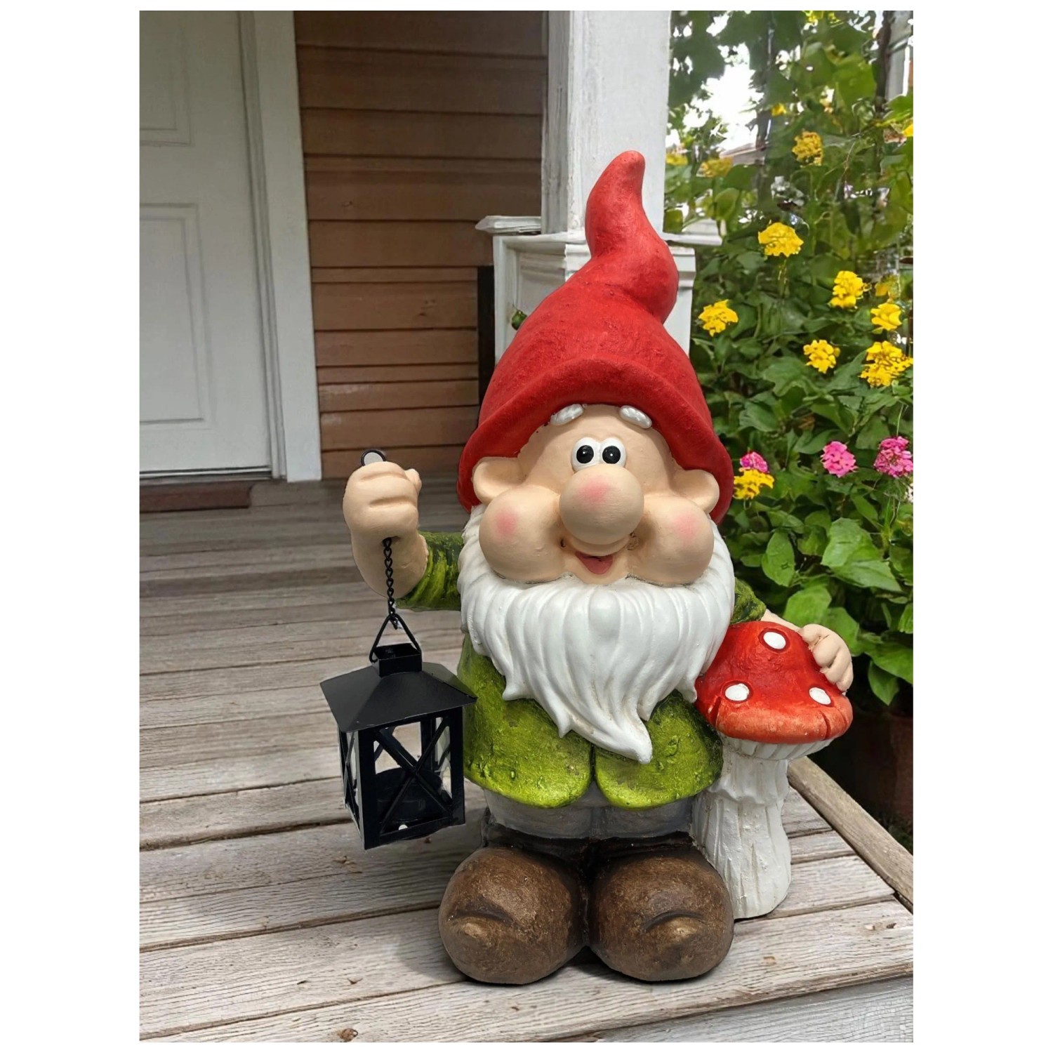 Groer Gartenzwerg Mit Laterne