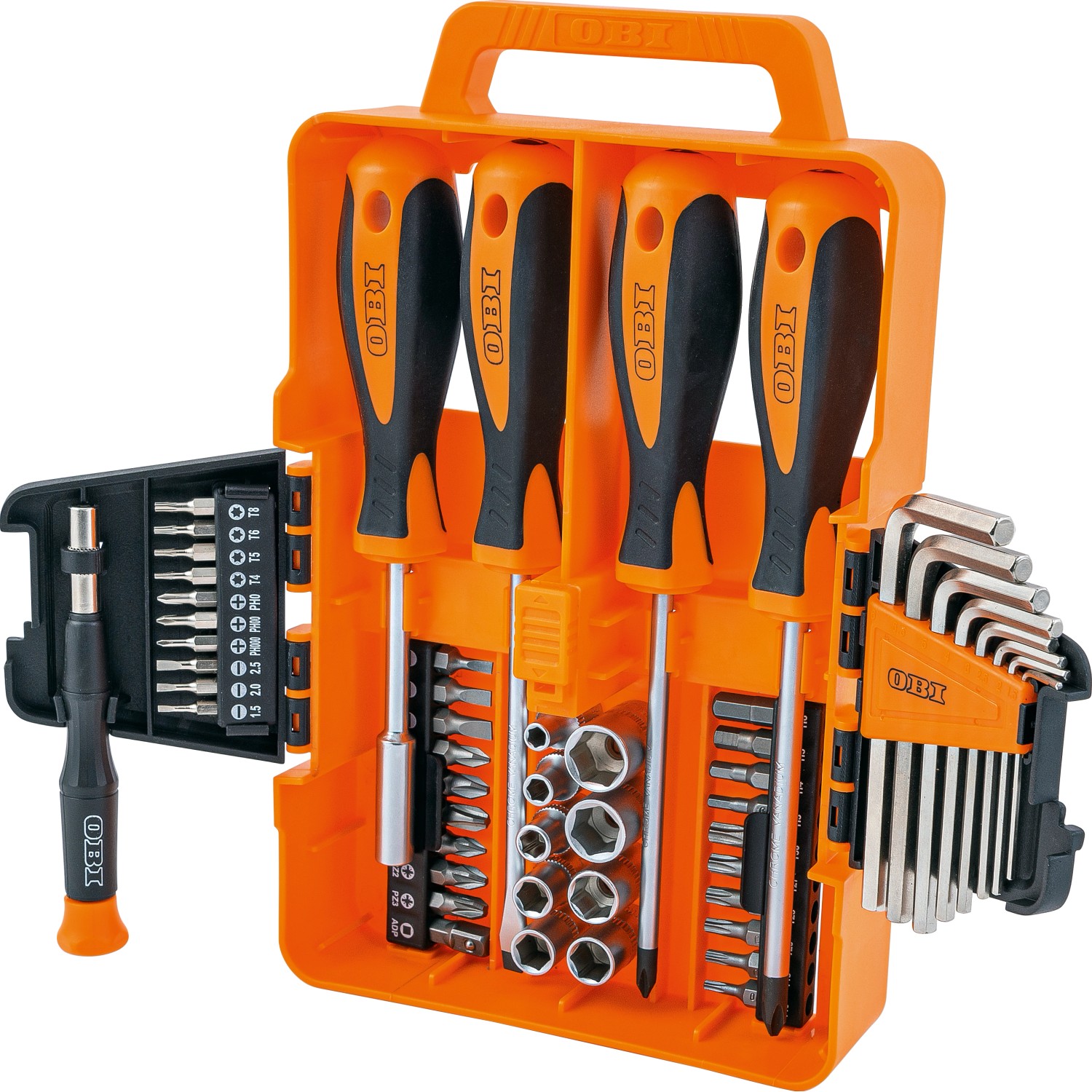 OBI Basic Schraubendreher- und Bits-Set 52-tlg. kaufen bei OBI