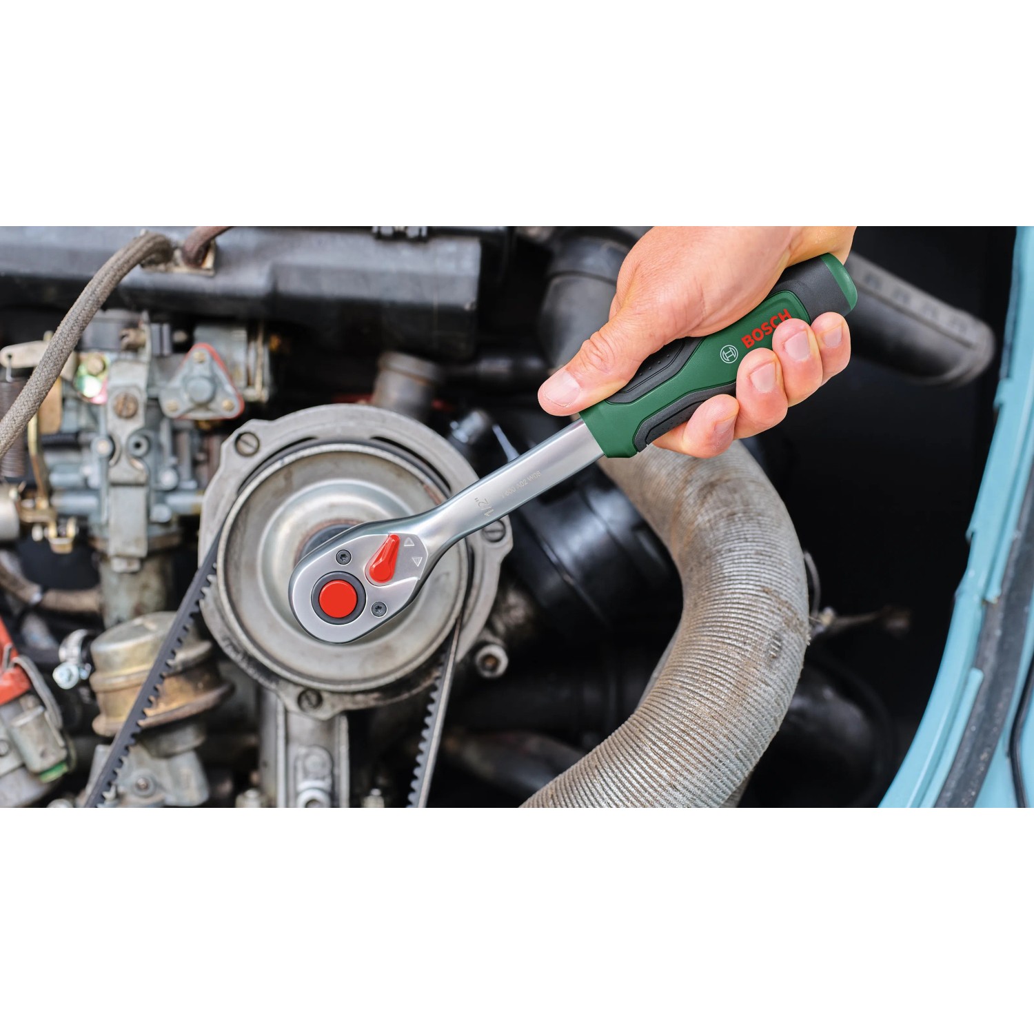 Bosch Ratschen-Set 6 mm (1/4") und 13 mm (1/2") 57-tlg.