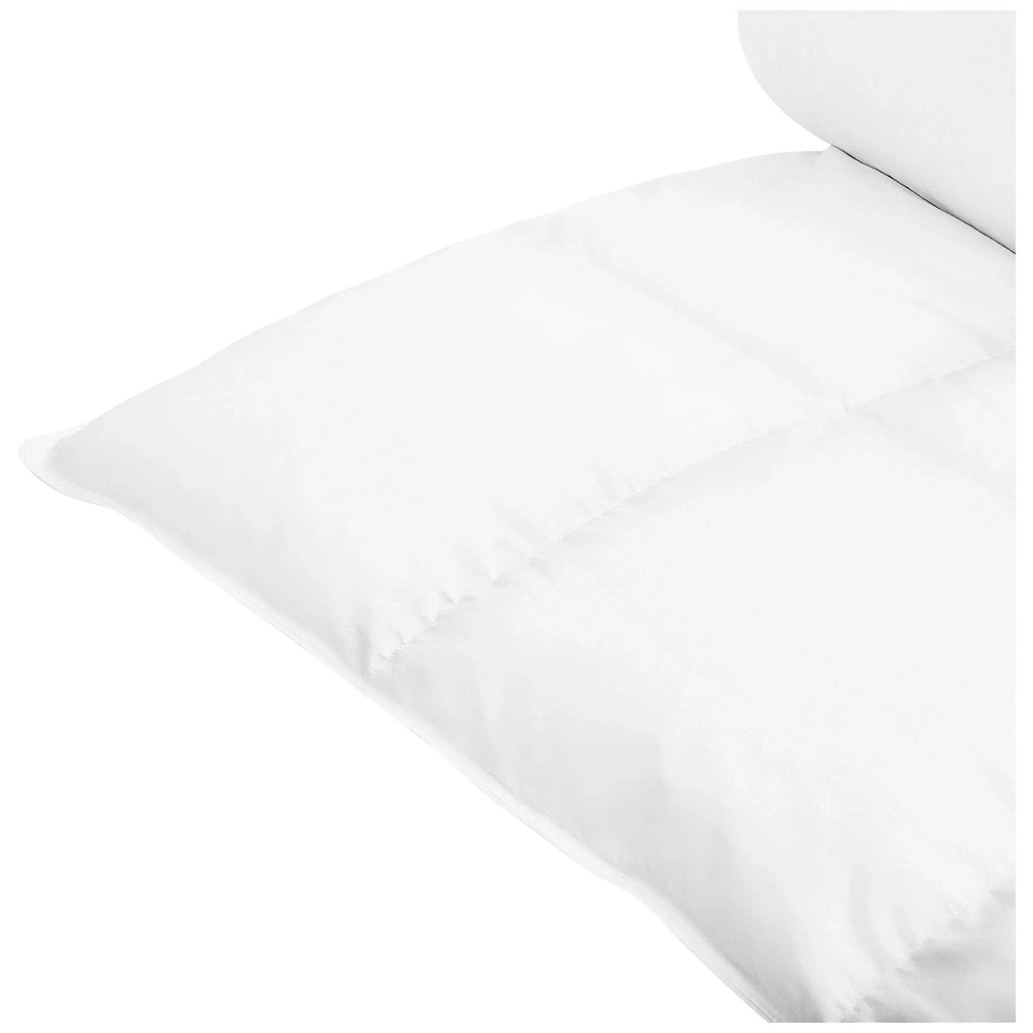 Beliani Bettdecke Grossglockner Entendaunen Extra Warm Weiss 155 x 220 cm