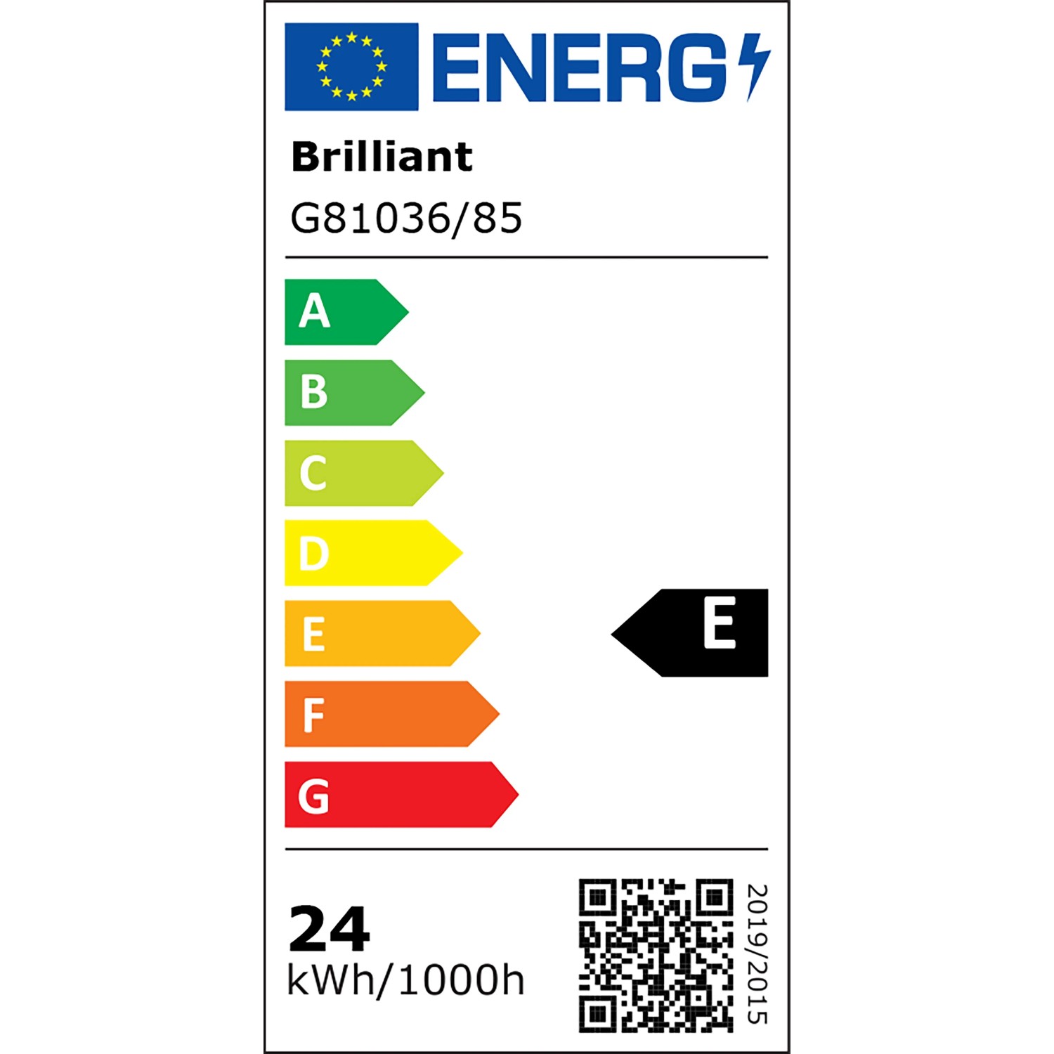 Brilliant Plafoniera a LED Varano Bianco Ø 37,5 cm
