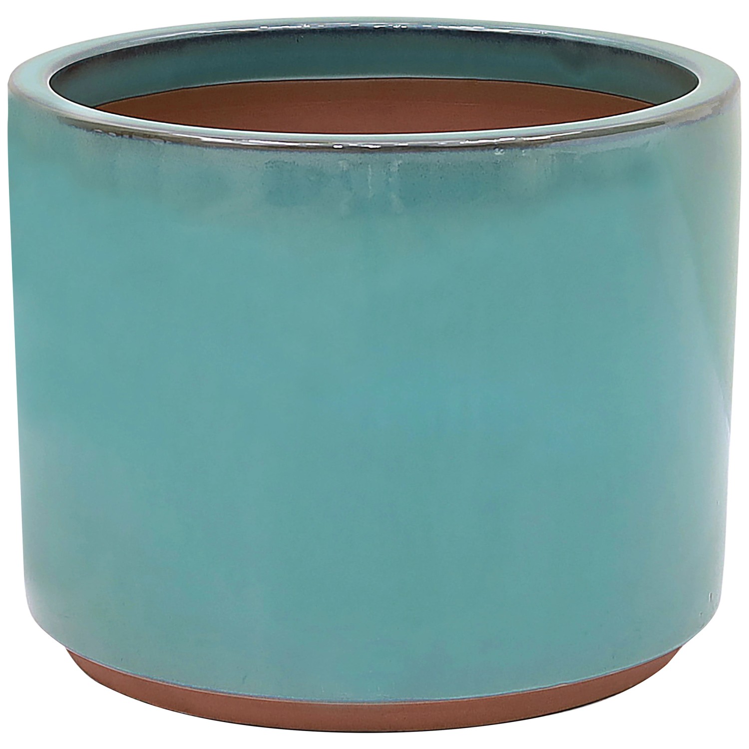 Pflanztopf Keramik Grün-Blau Ø 21 cm / Höhe 18 cm kaufen bei OBI