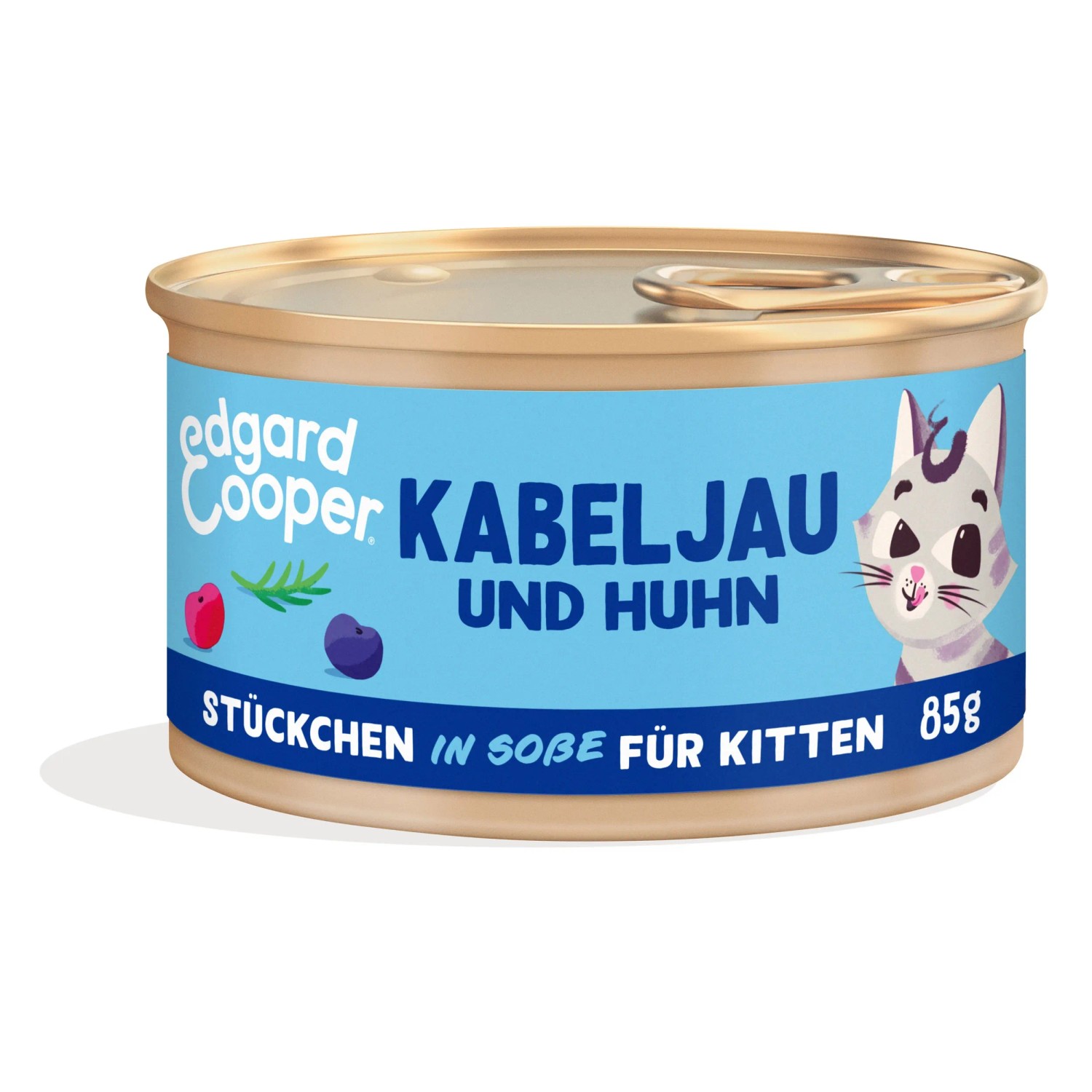 Edgard & Cooper Nourriture pour chats cabillaud poulet Kitten 85 g / 18 pcs