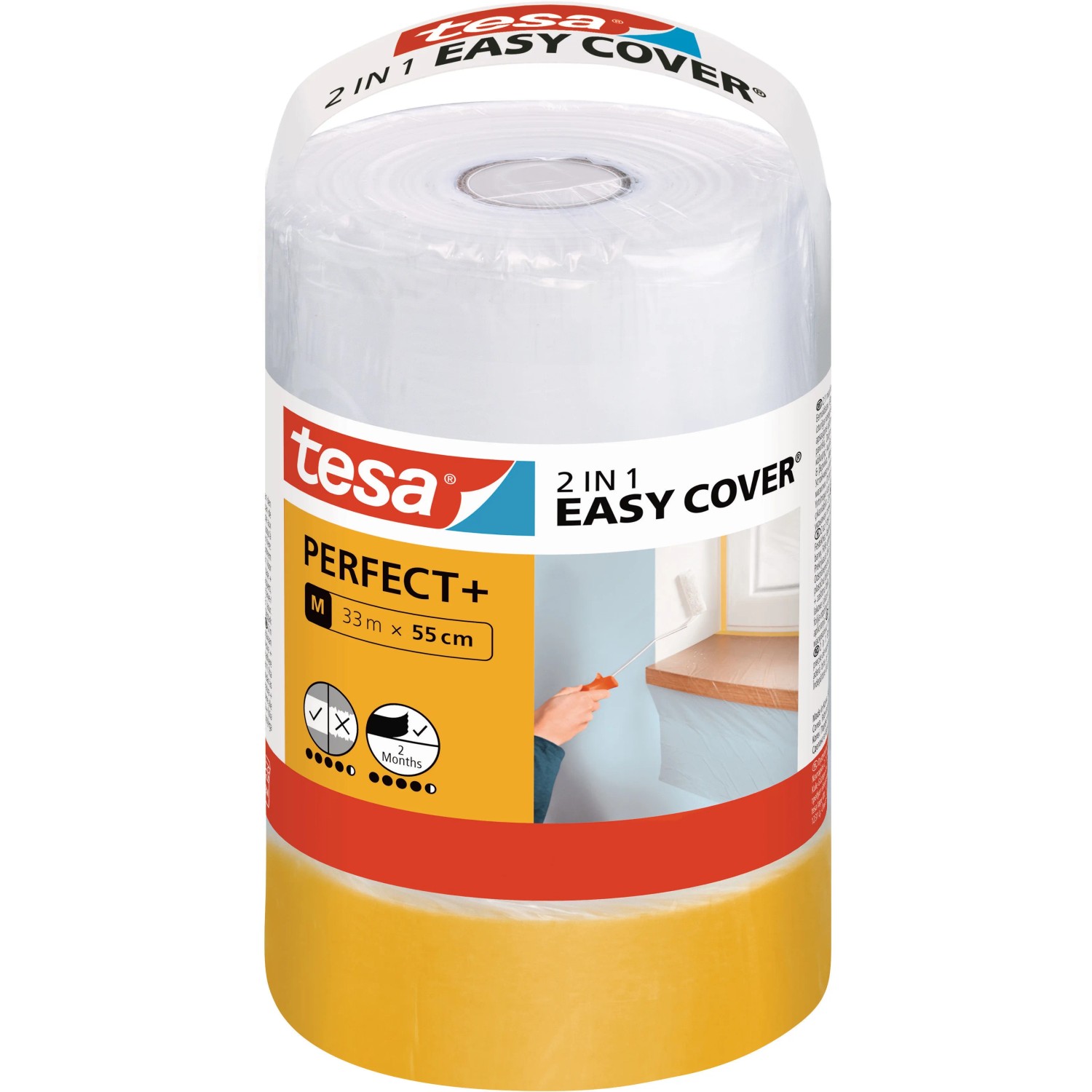 Tesa Film de protection avec recharge de ruban adhésif Easy Cover ...