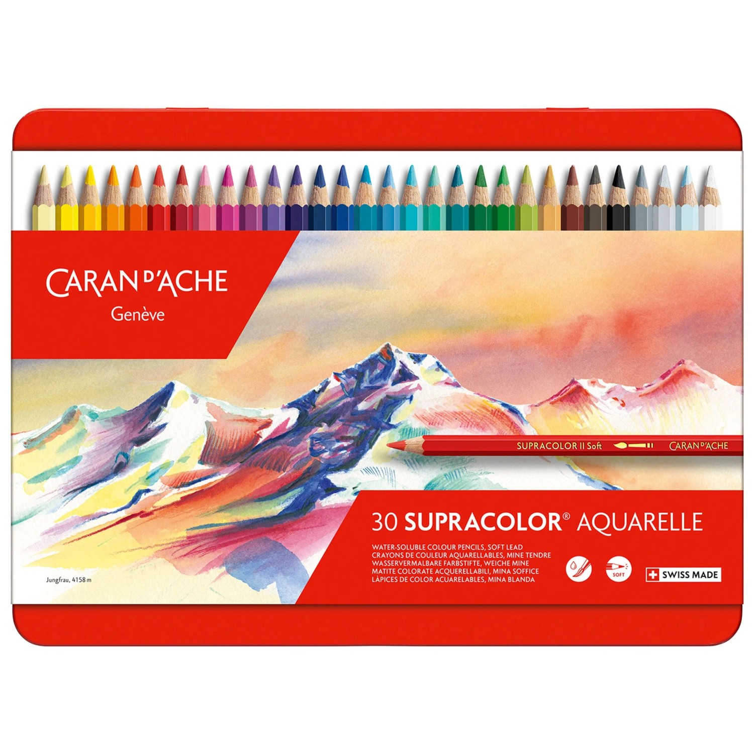 Caran d'Ache Farbstifte Supracolor Aquarelle 30 Stk.
