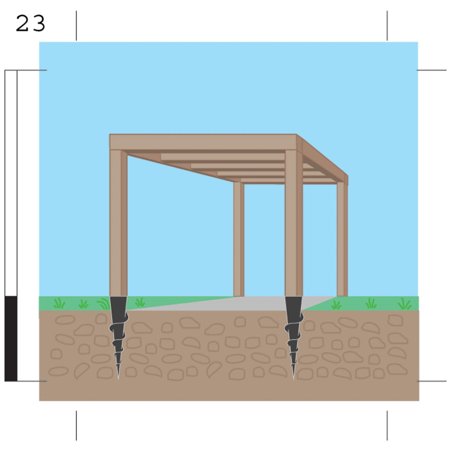 Krinner Schraubfundament U-Fix 71 kaufen bei OBI