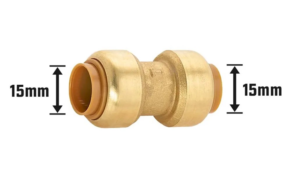 Steck-Muffe Messing Ø 15 mm kaufen bei OBI