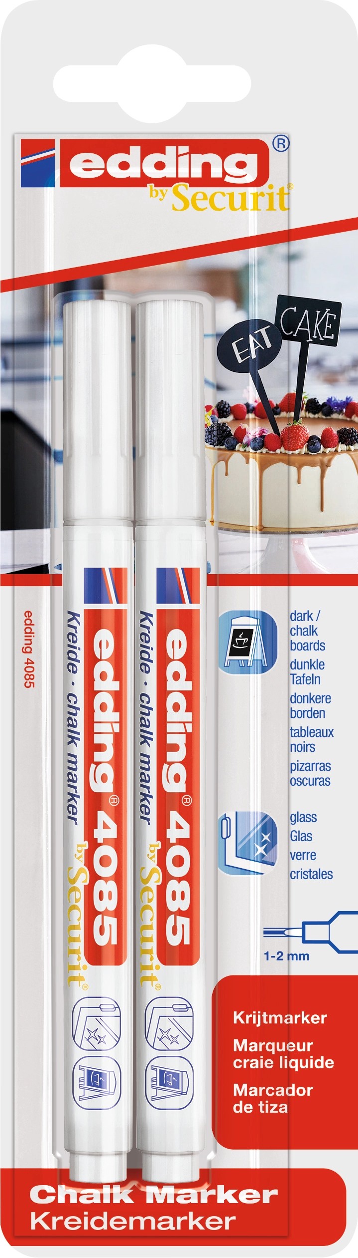 Edding Kreidemarker E-4085 2 Stk. Weiss 2 Stk. kaufen bei OBI