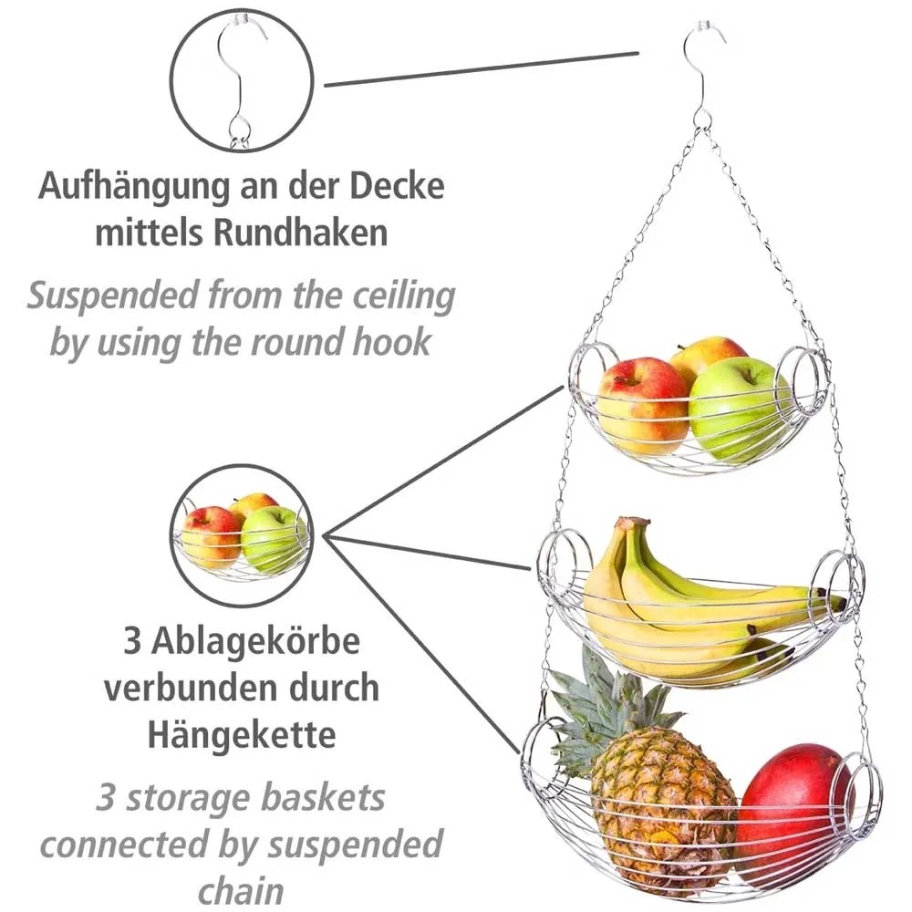Wenko Küchenampel Triago 3 Etagen / Höhe 73 cm kaufen bei OBI