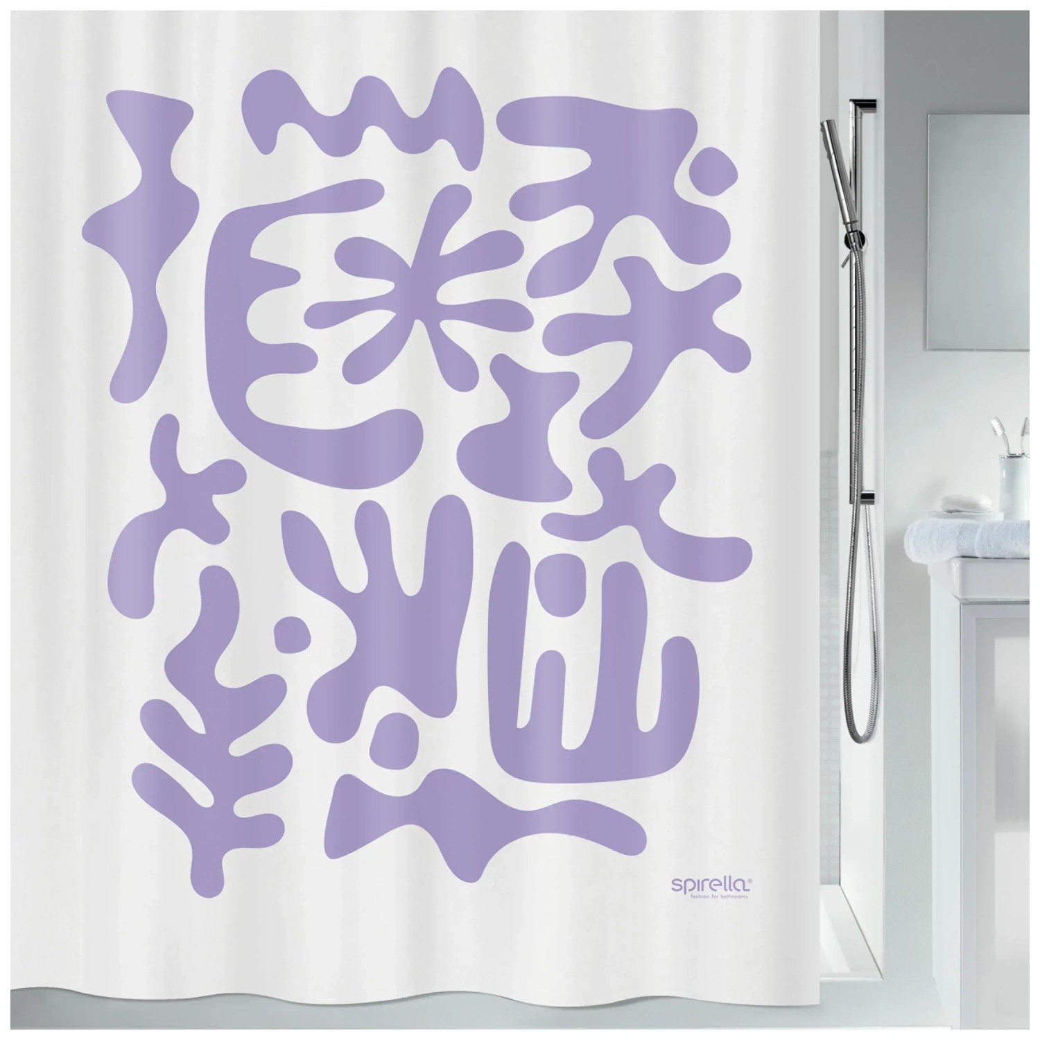 Spirella Duschvorhang Dolly Polyester 200 x 180 cm