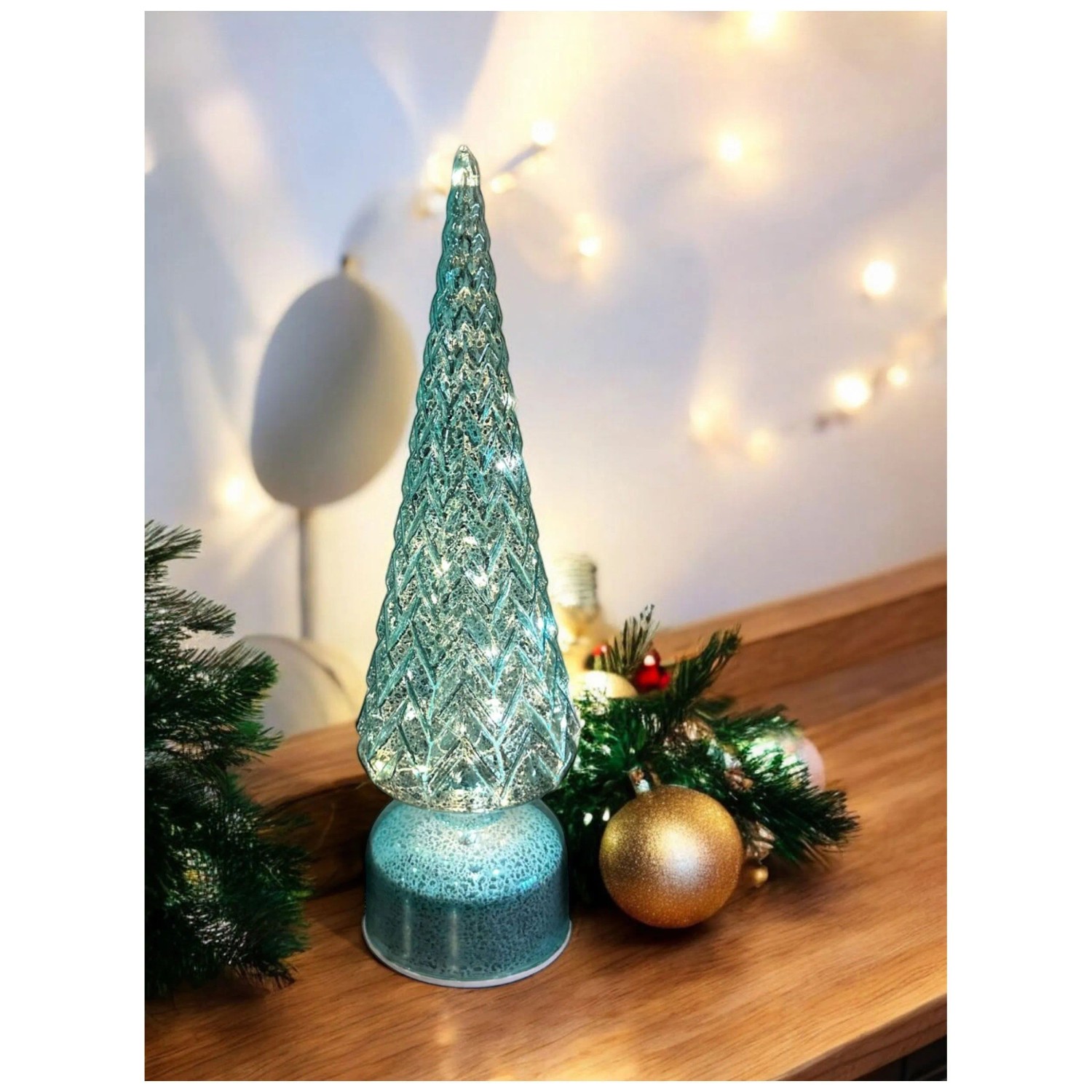 LED-Tannenbaum Glas 36,5 cm
