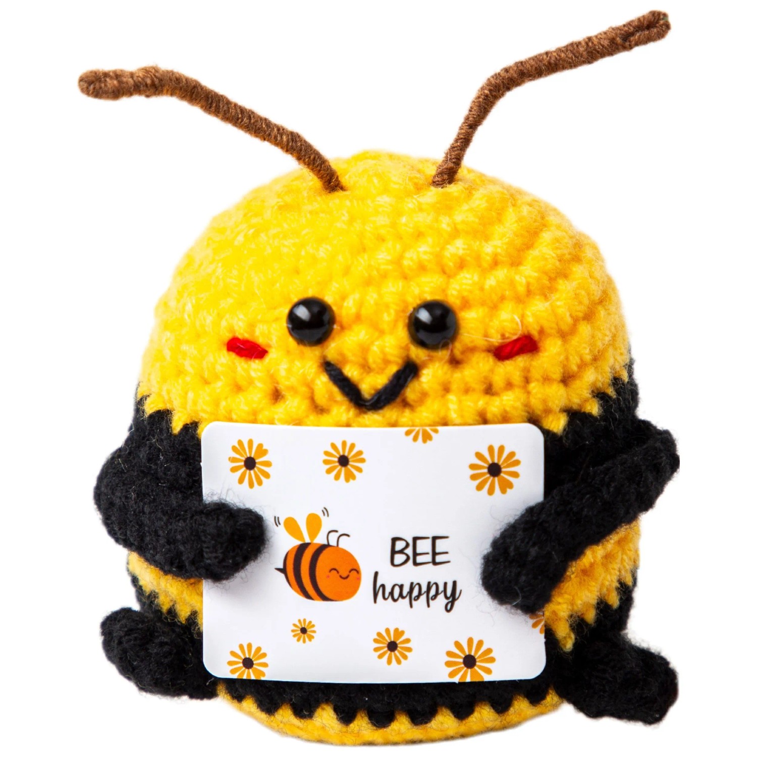 Porte-bonheur Positive Bee au crochet 7,5 cm kaufen bei OBI
