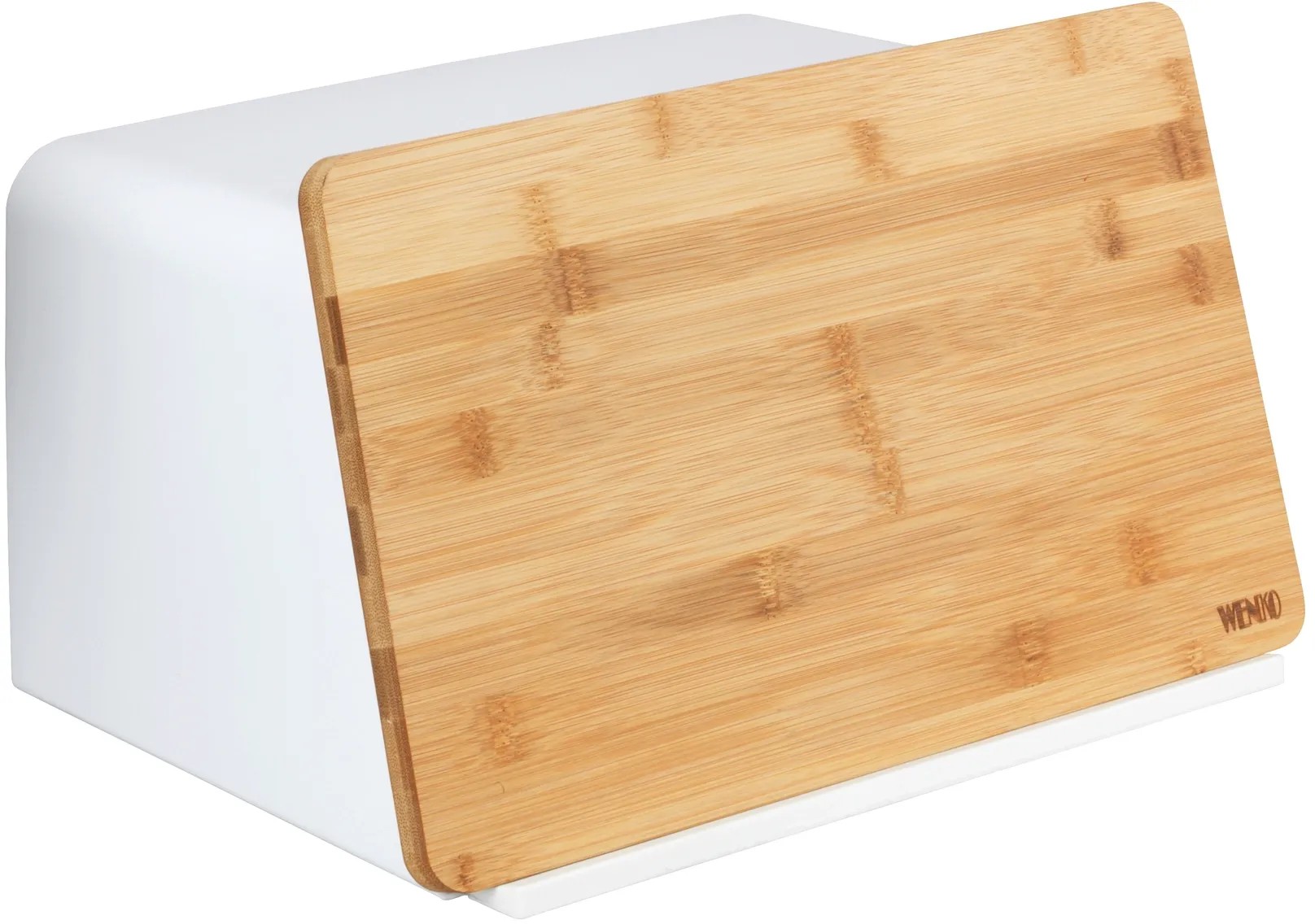 Wenko Brotkasten Kubo Bambus / Kunststoff Weiss kaufen bei OBI