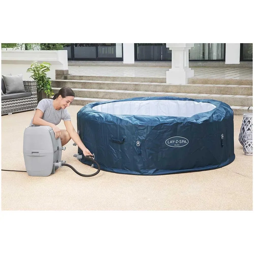 Bestway Whirlpool Lay-Z-Spa Milan AirJet Plus Ø 196 cm / Höhe 71 cm ...