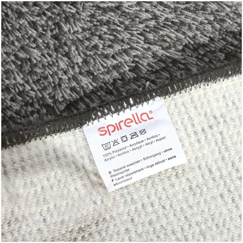 Spirella Badteppich Brizzolo Grau 60 x 90 cm
