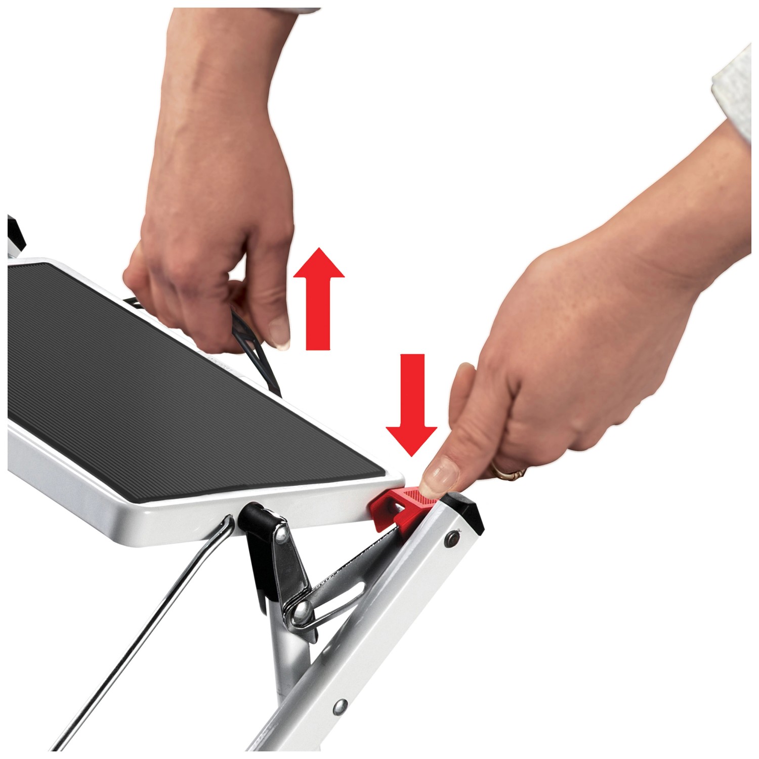 MSV Trittleiter 2 Stufen klappbar kaufen bei OBI