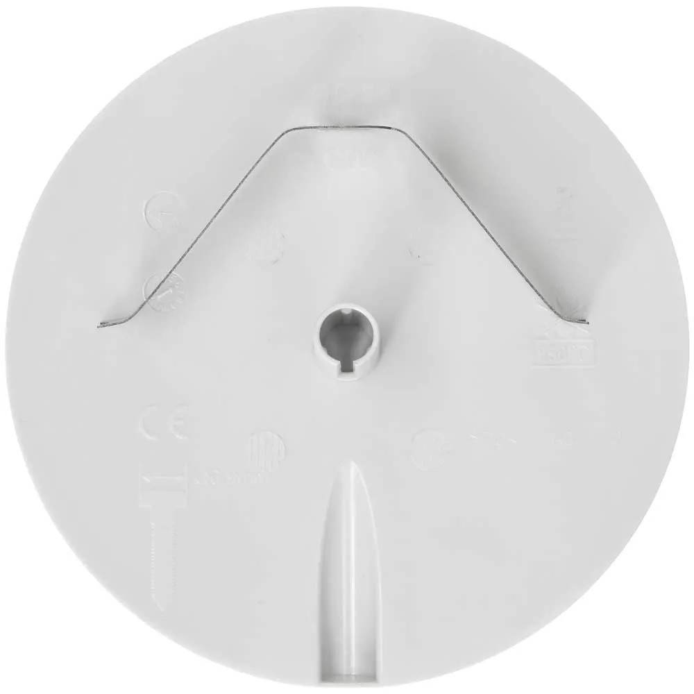 Deckenrosette mit Federbügel halogenfrei Lichtgrau 98 x 9 mm
