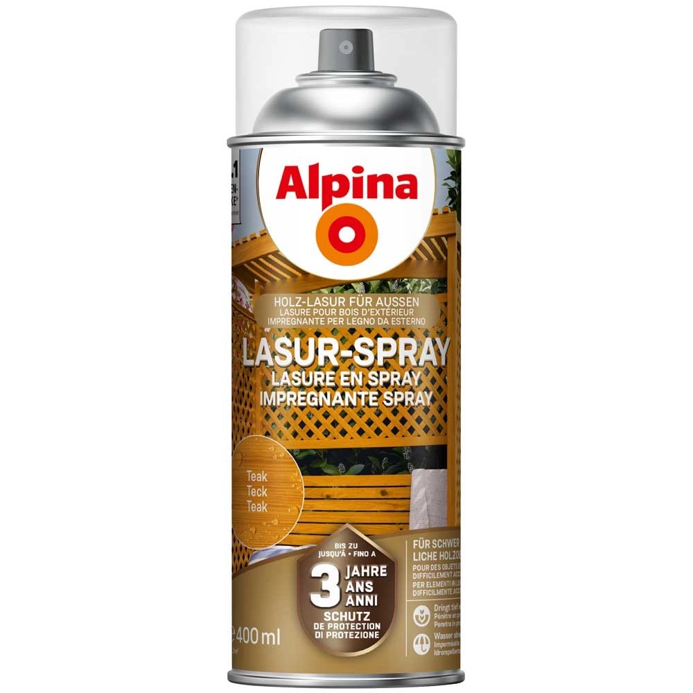 Alpina Lasur-Spray Teak DIF 400 ml kaufen bei OBI