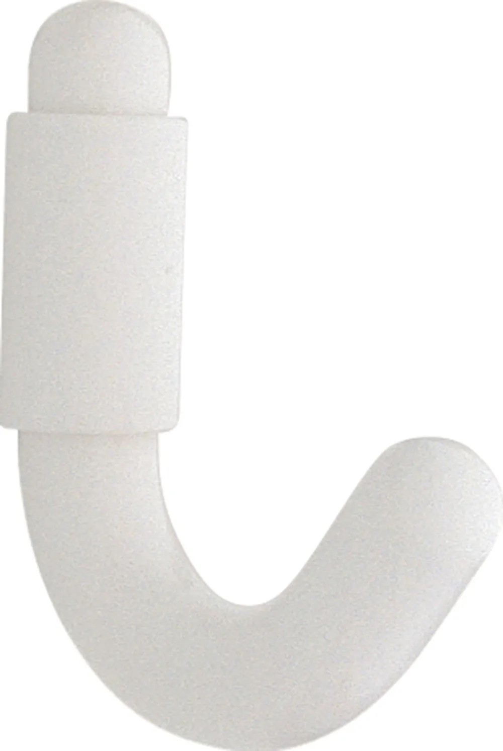 Crochet en plastique Blanc