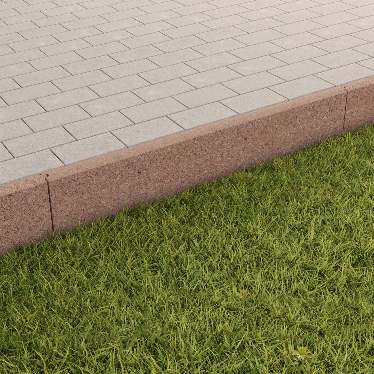 Kann Randstein Braun 100 x 25 x 5 cm kaufen bei OBI