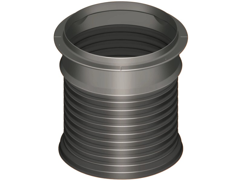 4rain Teleskop-Domschacht Schwarz 220 - 700 mm kaufen bei OBI